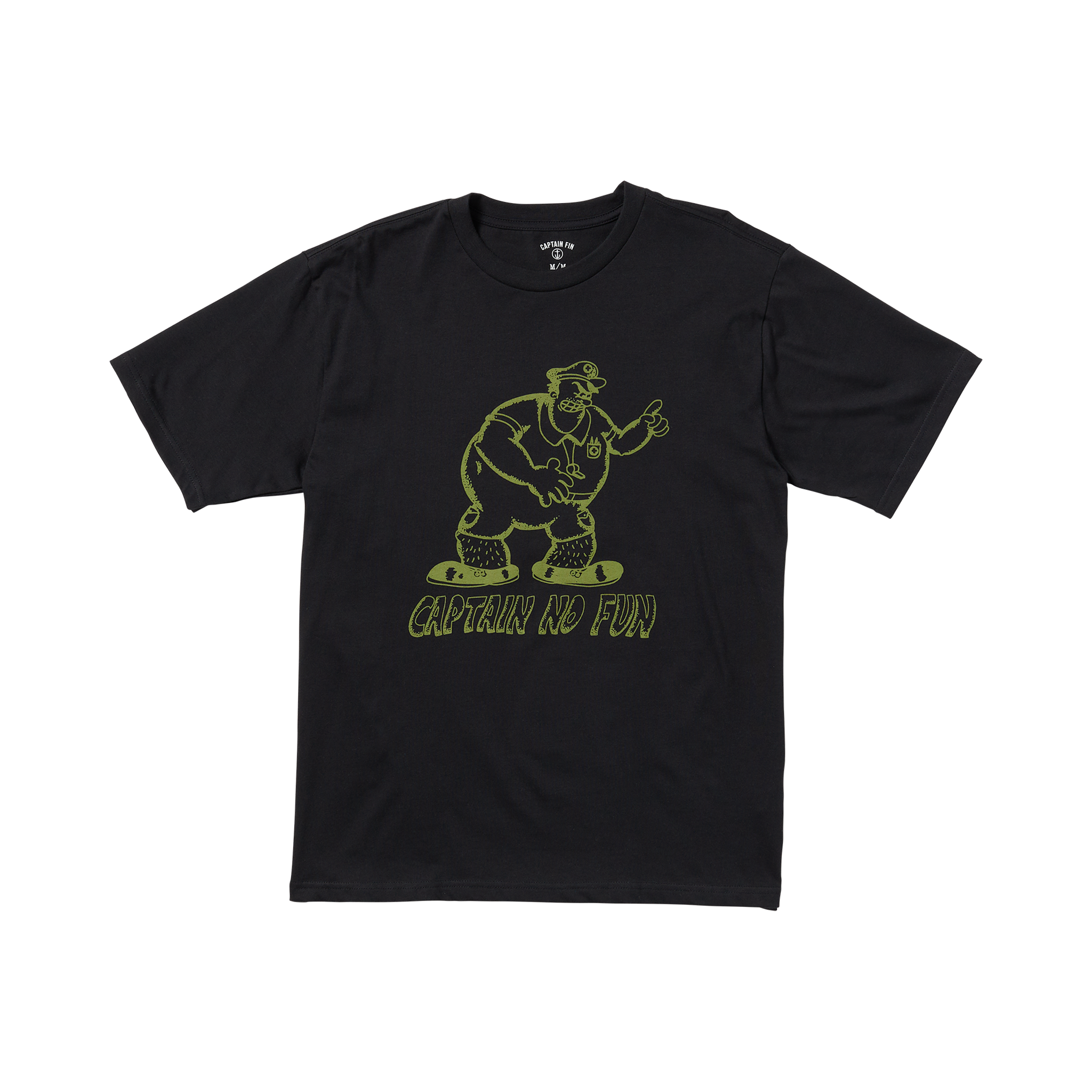 Captain Fun Short Sleeve Tee - Black | Captain Fin Co.