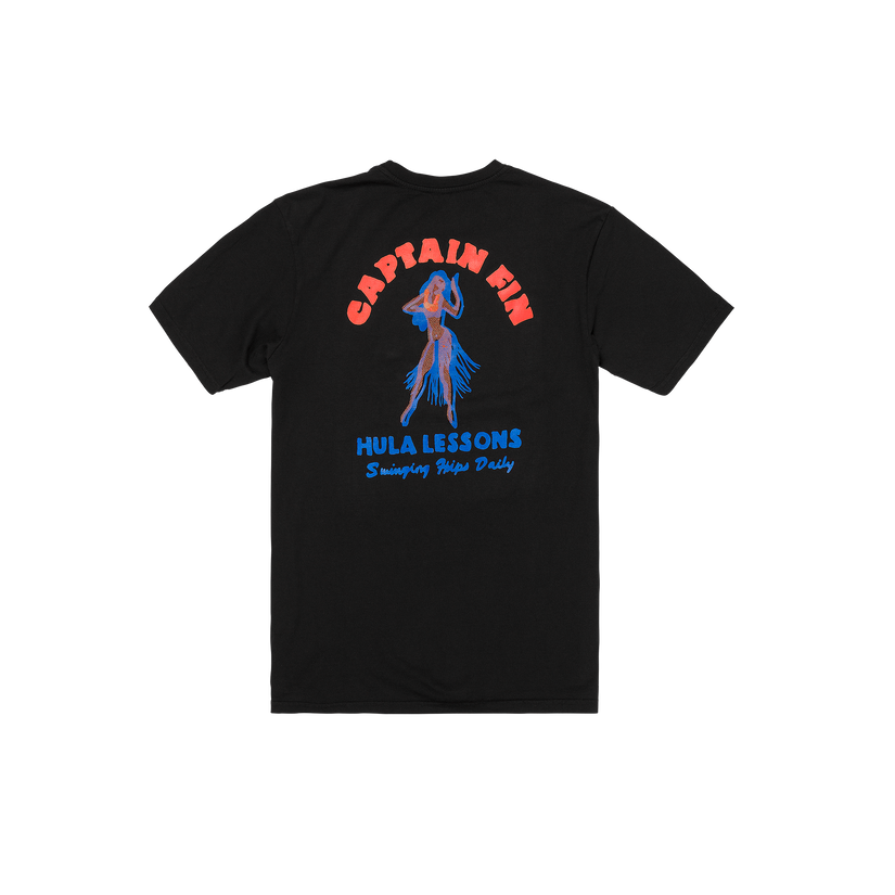 Hula Short Sleeve Tee - Black – Captain Fin Co.