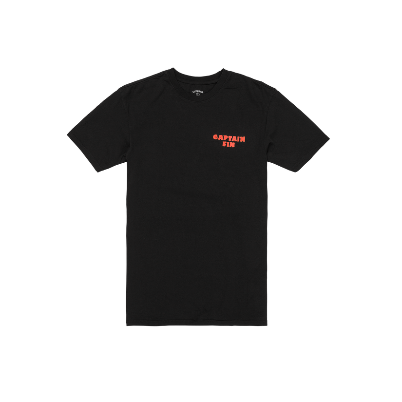 Hula Short Sleeve Tee - Black – Captain Fin Co.